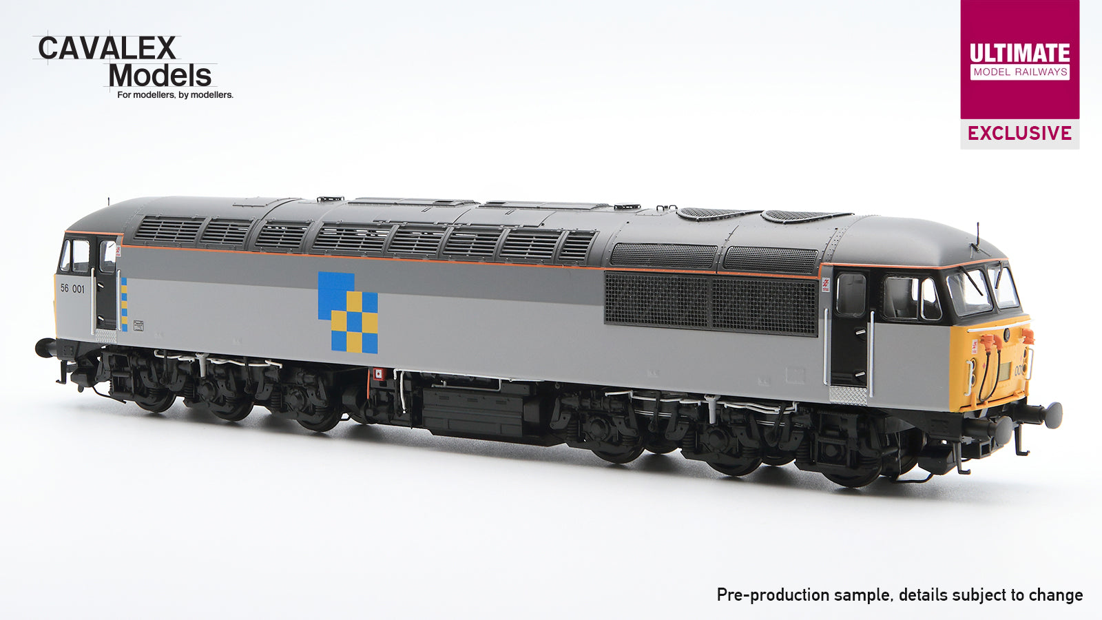 Cavalex Class 56 56001 "Whatley" Triple Grey Construction - Romanian