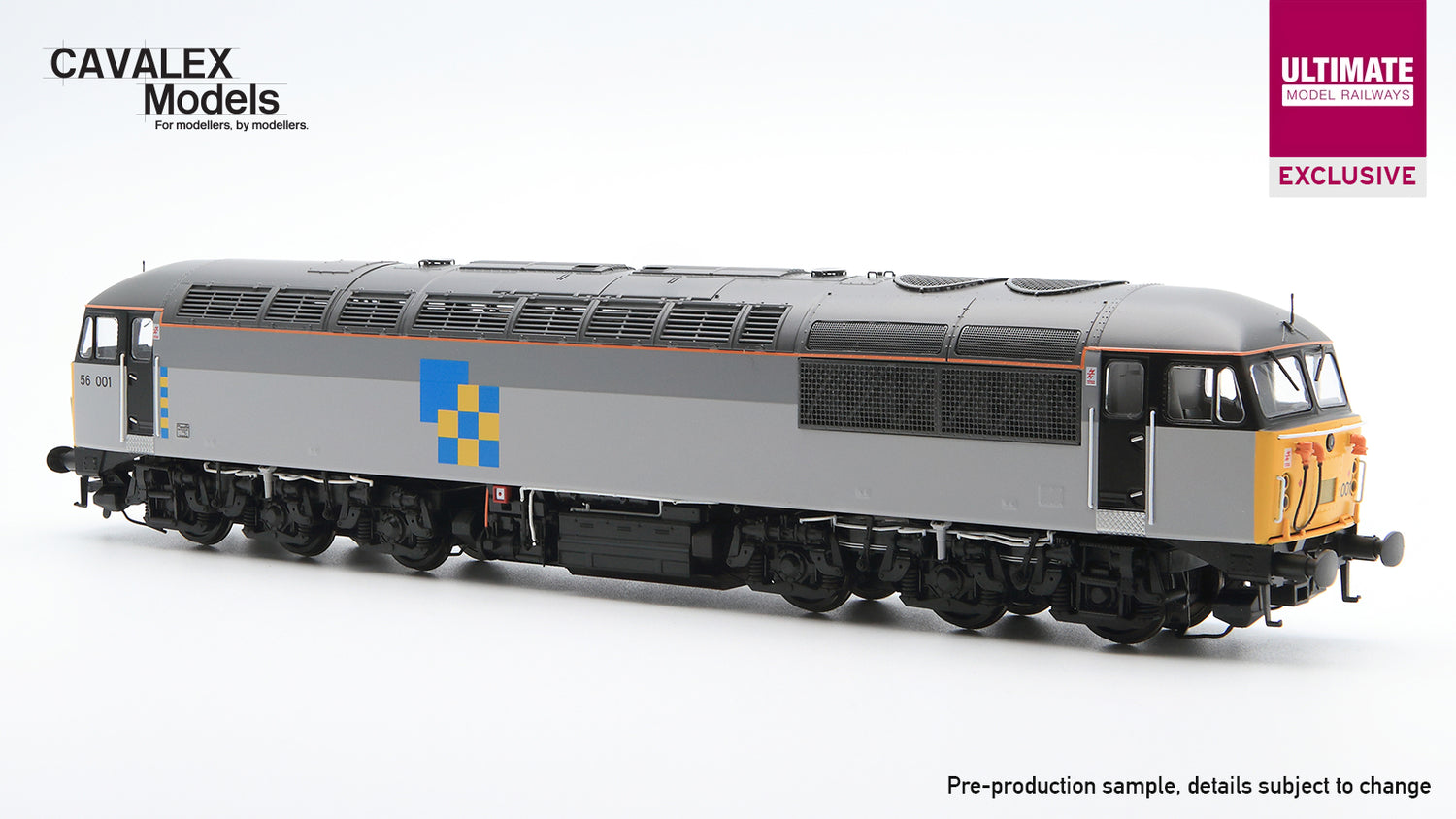 Cavalex Class 56 56001 "Whatley" Triple Grey Construction - Romanian