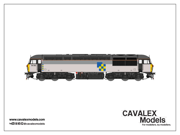 56052 Triple Grey Construction - DCC Ready — Cavalex Class 56